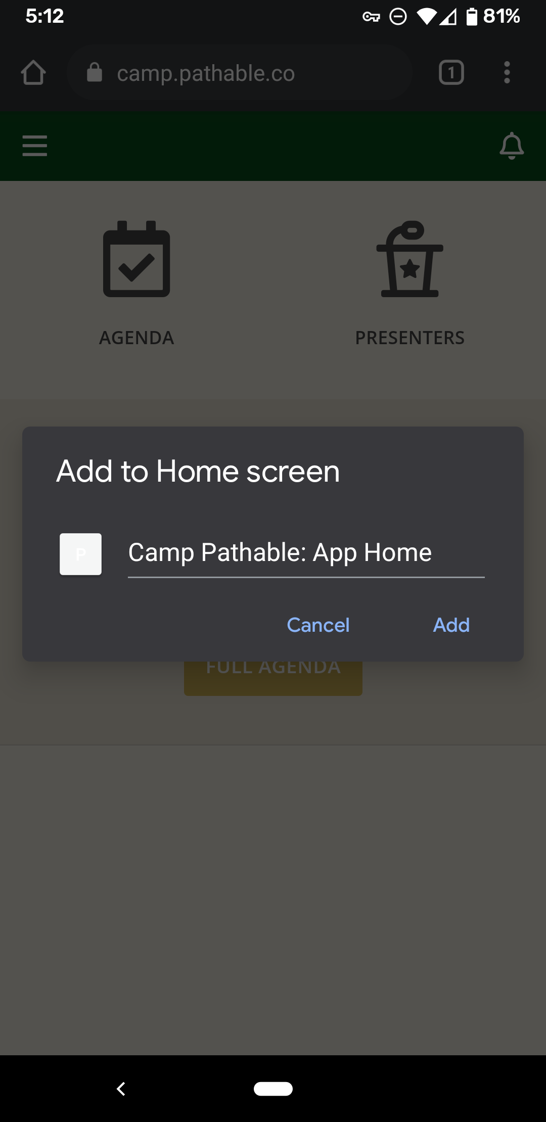Use Mobile Web and Bookmark an Event on a Mobile Device – Pathable