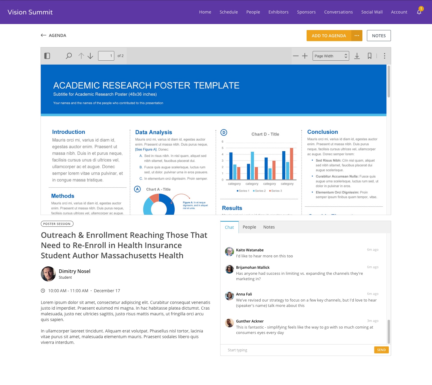 About Poster Sessions – Pathable